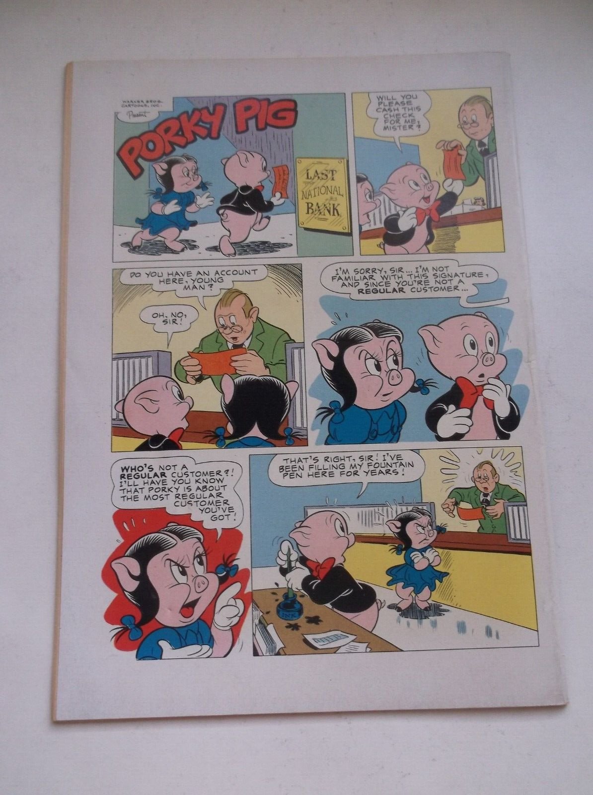 Dell: Porky PIG #31, W/Bugs Bunny/Sylvester/Elmer Fudd/Cicero/Petunia ...
