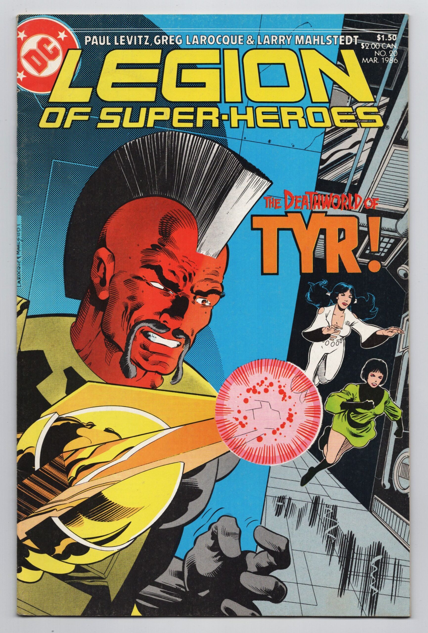 Legion Of Superheroes #20 Greg LaRocque Cvr (DC, 1986) FN | Comic Books ...