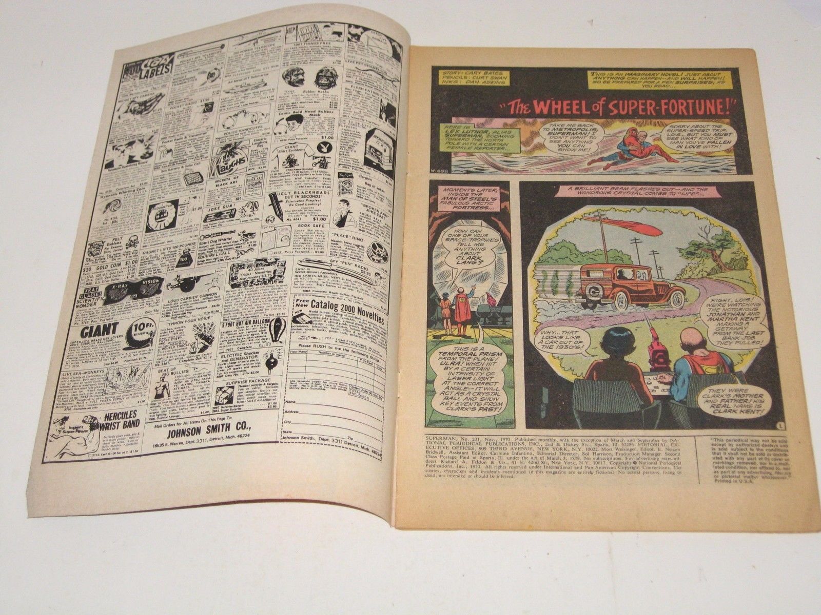 Superman #231 (Nov 1970, DC) - VG+ Condition | Comic Books - Bronze Age ...