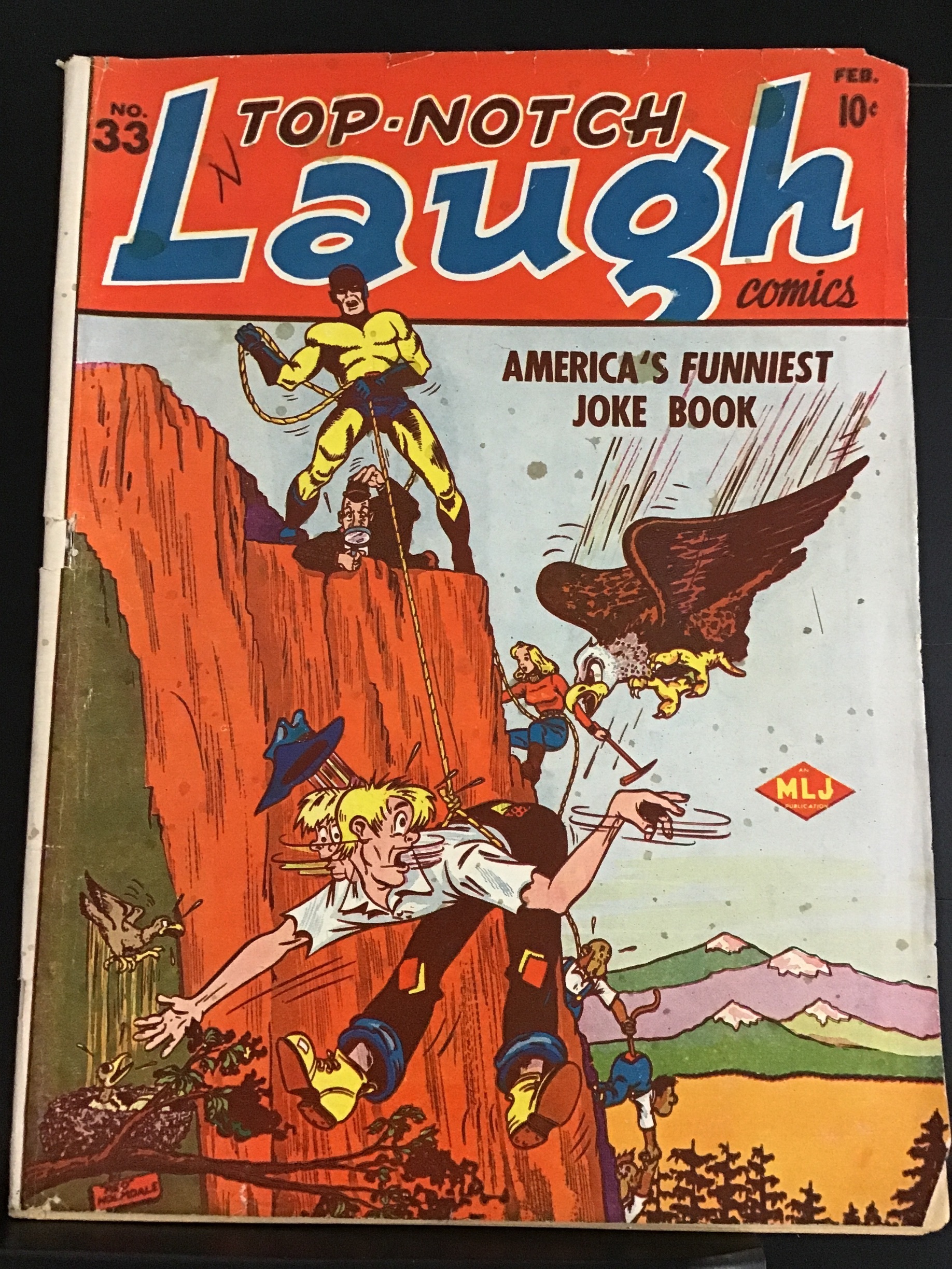 Top-Notch Laugh Comics, #33 Early Superhero Black Hood, VERY RARE!! K ...