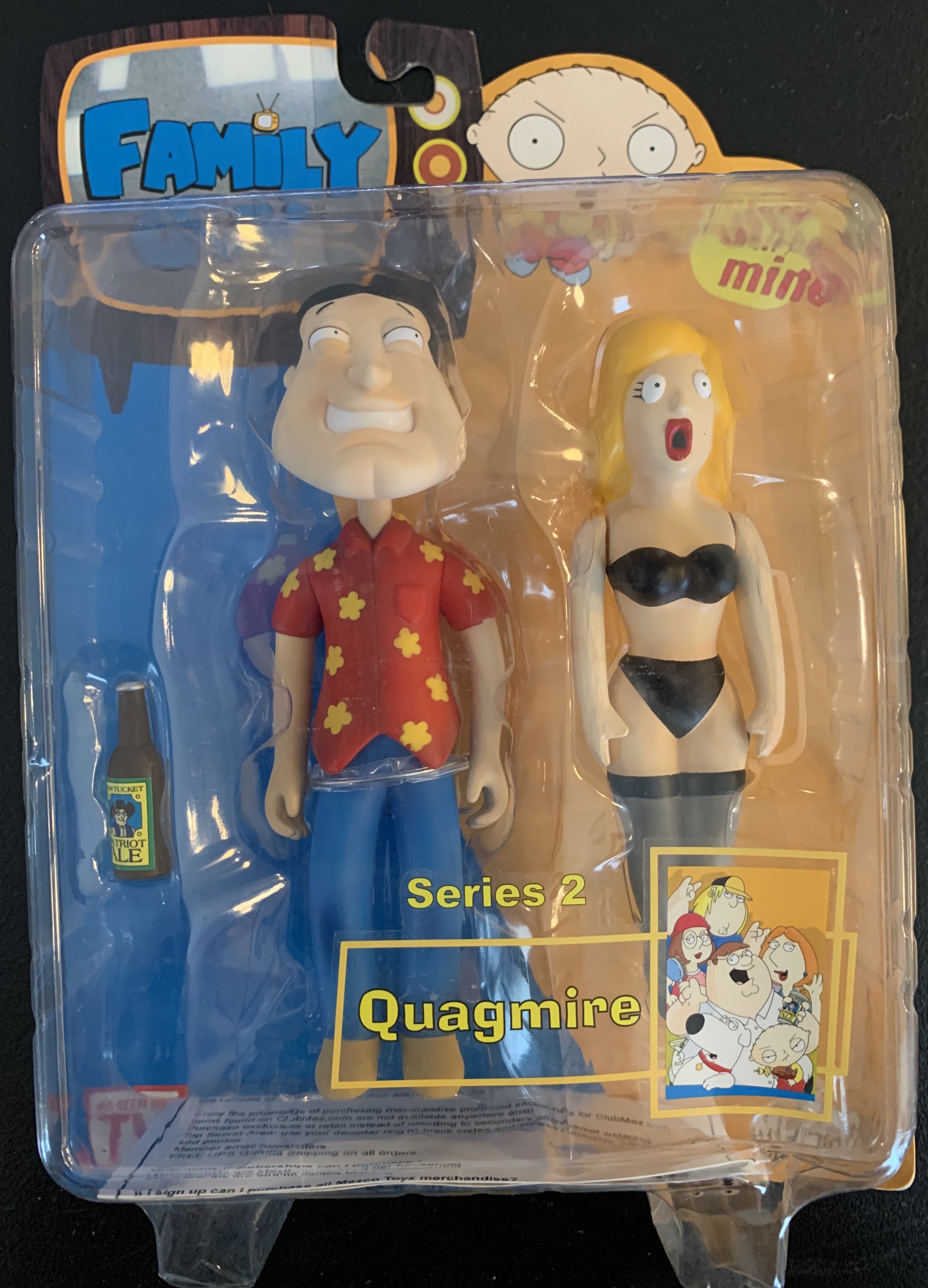 Quagmire Action Figure Series 2 with blow-up doll RARE | Comic ...