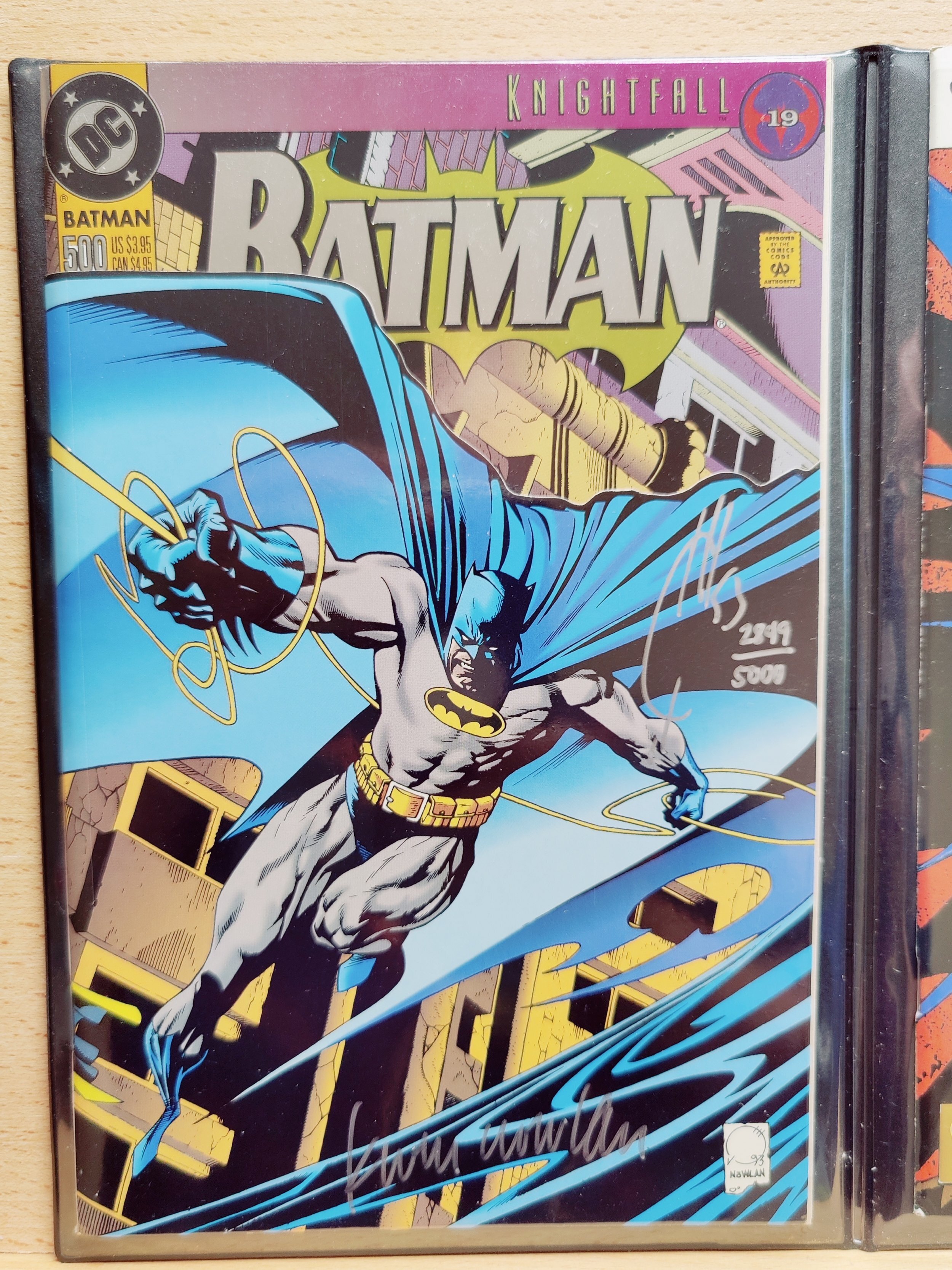 Batman #500 Limited edition- signed by Joe Quesada & Kevin Nolan ...