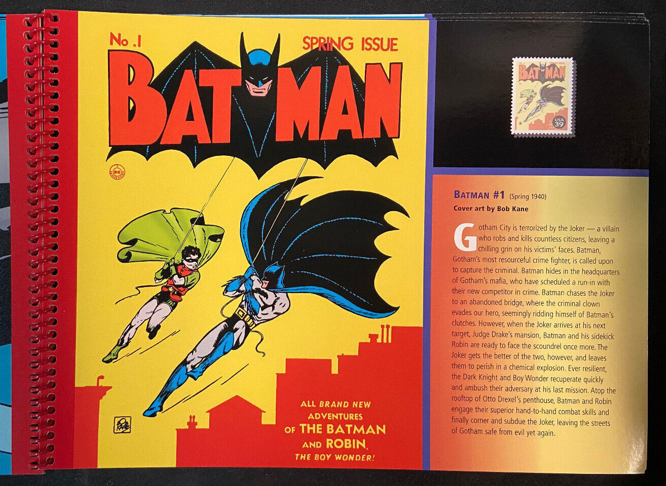 Comic Book Icons on Stamps Booklet With DC Superhero Unused Stamps ...