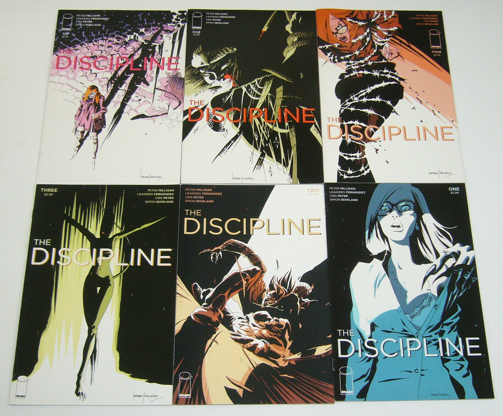 the Discipline #1-6 VF/NM complete series - peter milligan - horror ...