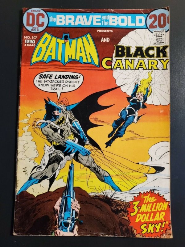 The BRAVE And The BOLD #107 (1973) VG- 3.5 Batman And The Black Canary ...