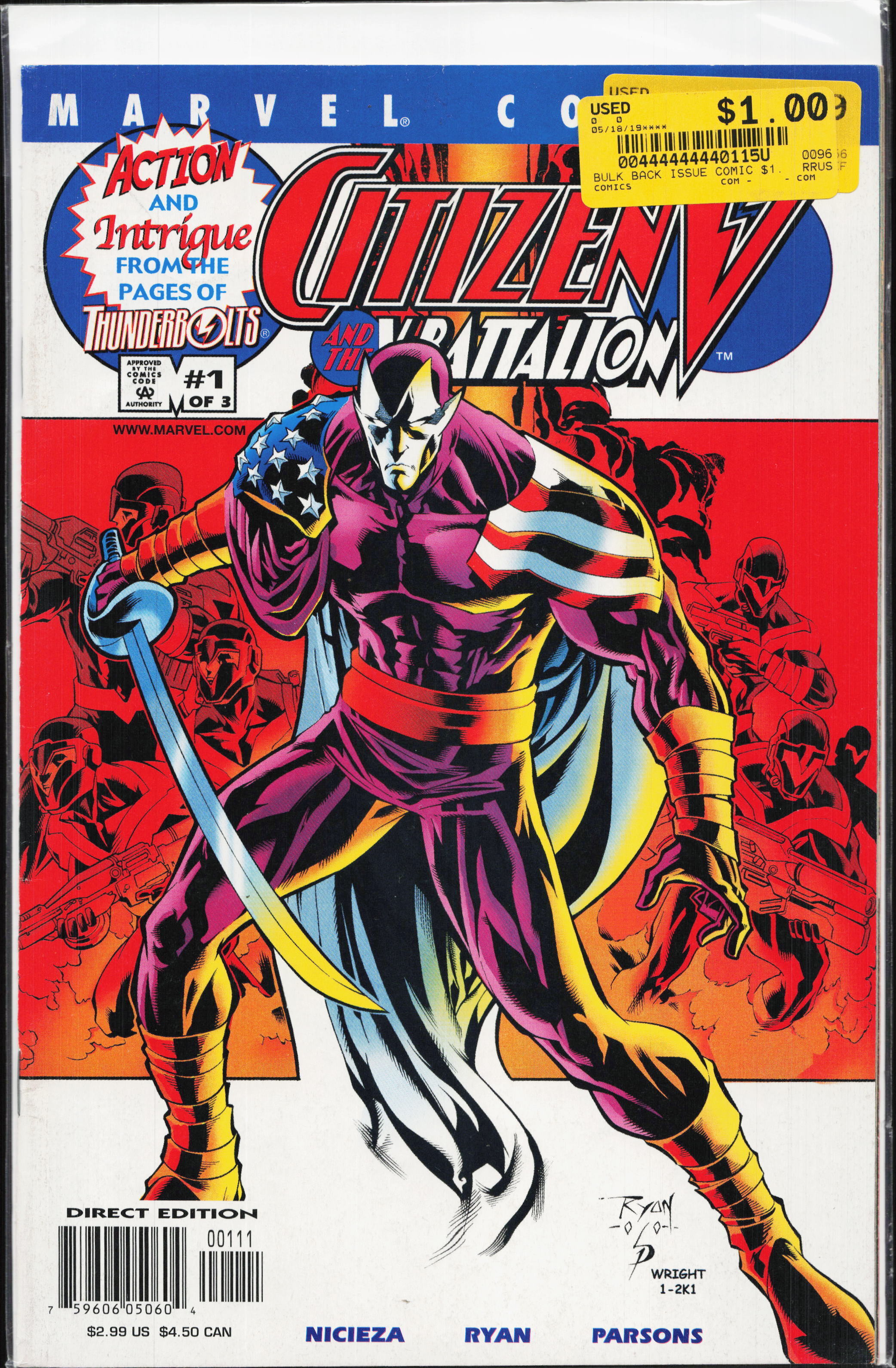Citizen V and the V-Battalion #1 (2001) Citizen V | Comic Books ...