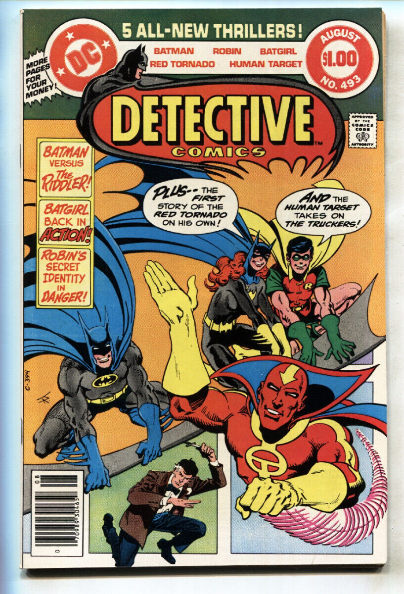 DETECTIVE COMICS #493--1980--BATMAN--1st SWASHBUCKLER--comic book ...