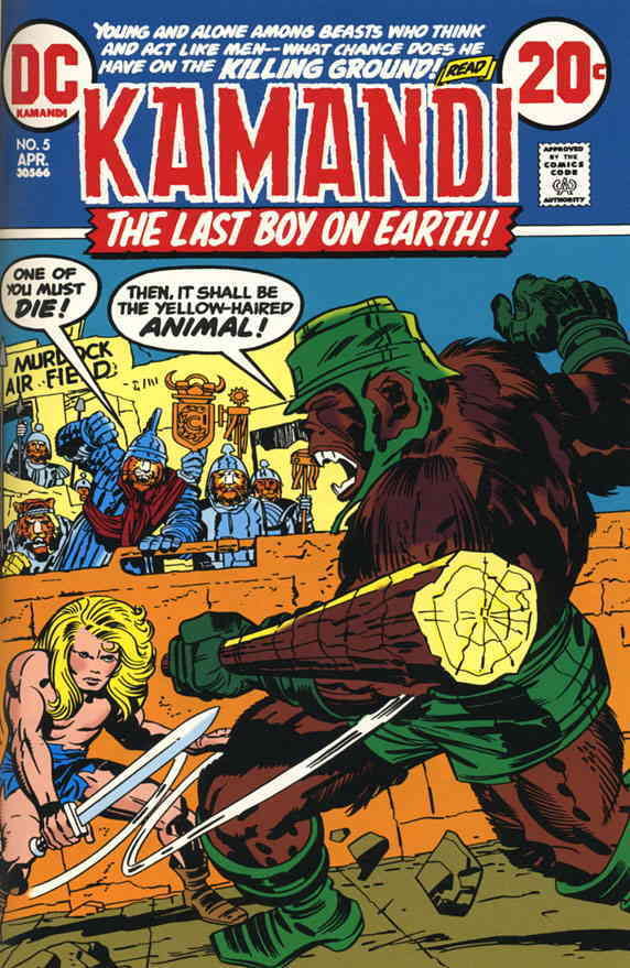 Kamandi, the Last Boy on Earth #5 FN ; DC | Jack Kirby 1973 | Comic ...
