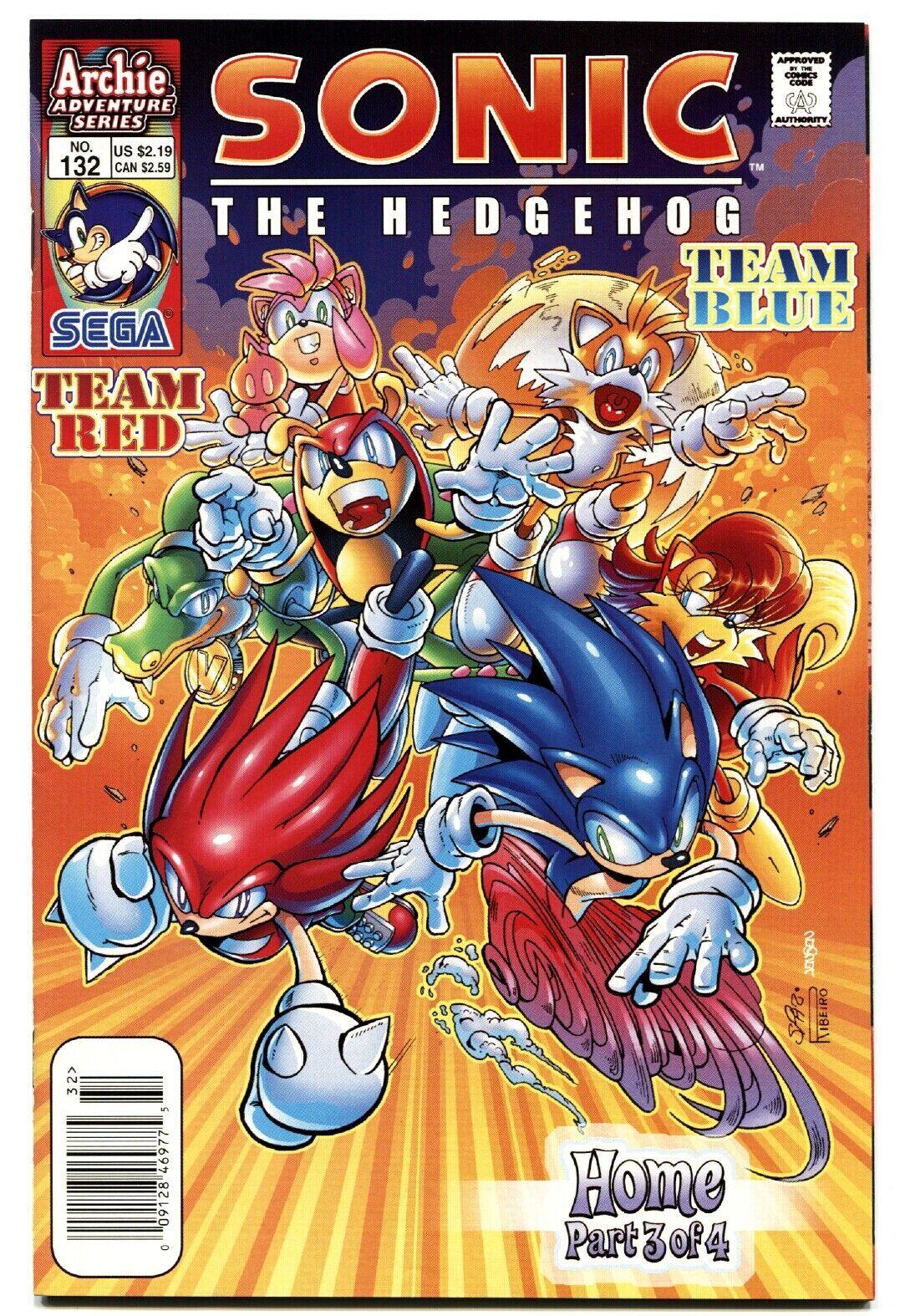 Sonic The Hedgehog--#132--COMIC BOOK--Archie--VF/NM | Comic Books ...