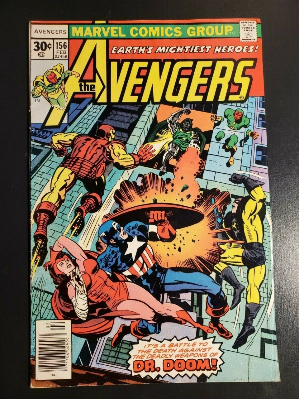The Avengers #156 (1977) VG/F 5.0 The Private War of Doctor Doom ...