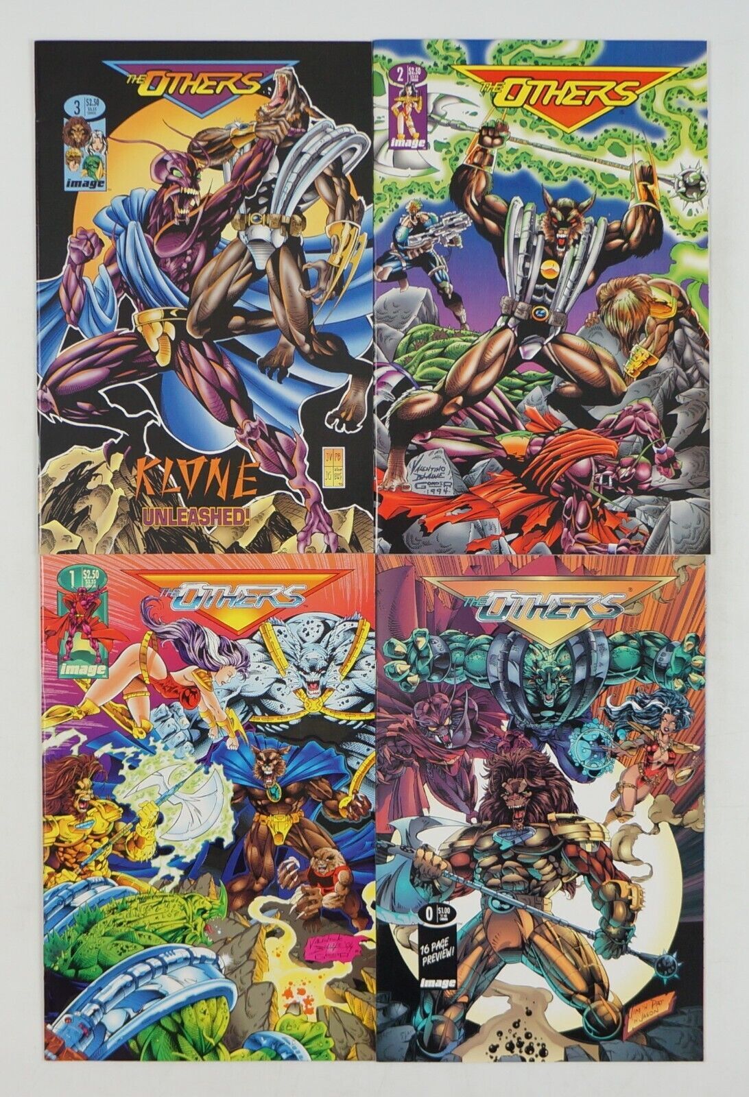 the Others #0 & 1-3 VF/NM complete series Jim Valentino Image Comics ...