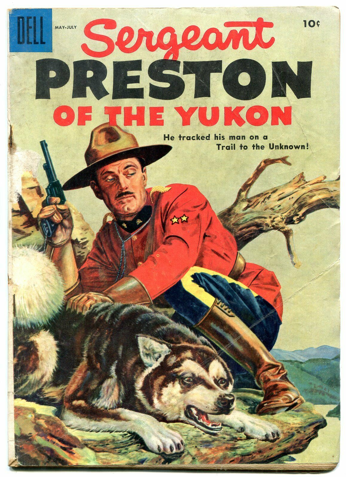 Sergeant Preston of the Yukon #15 1955 -Dell Western RCMP G | Comic ...