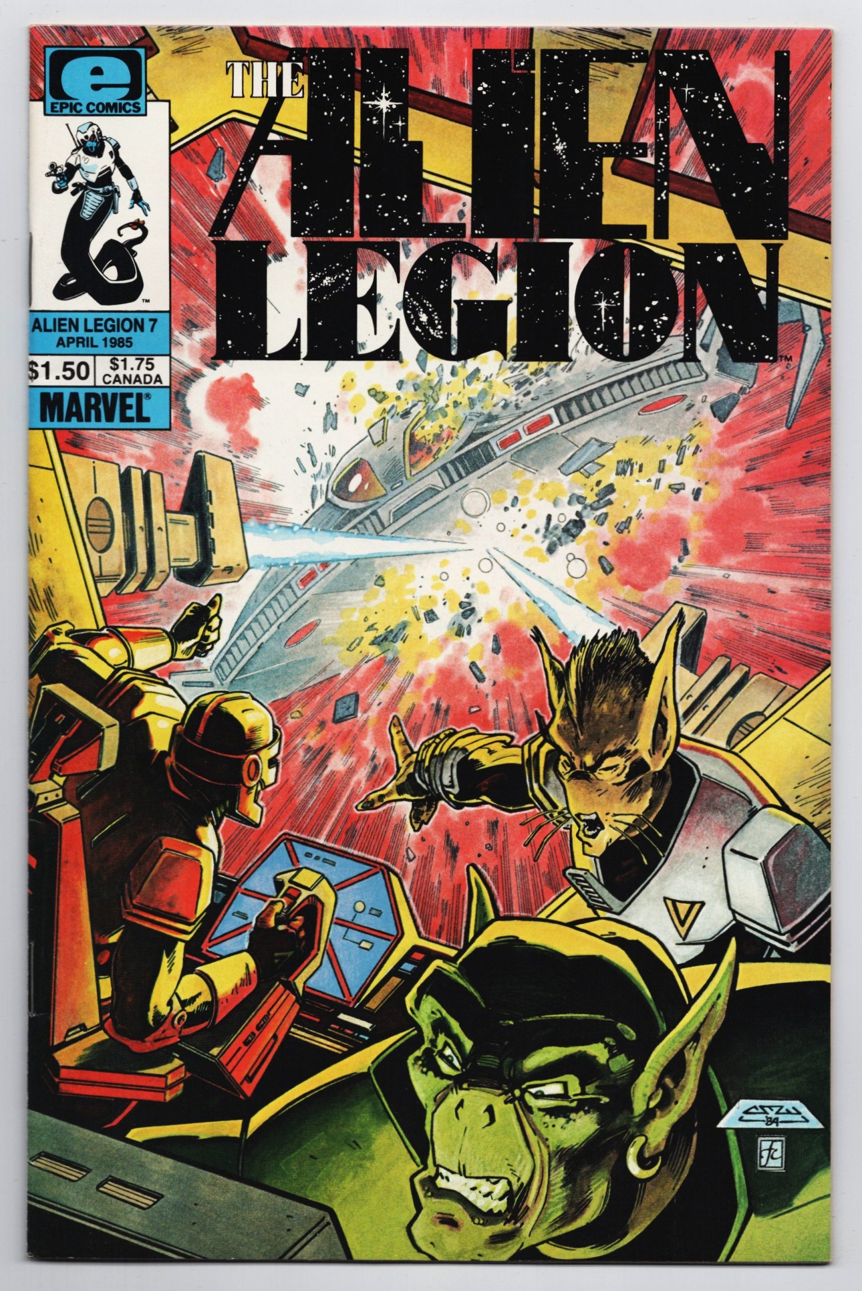 Alien Legion #7 (Epic/Marvel, 1985) FN | Comic Books - Modern Age ...