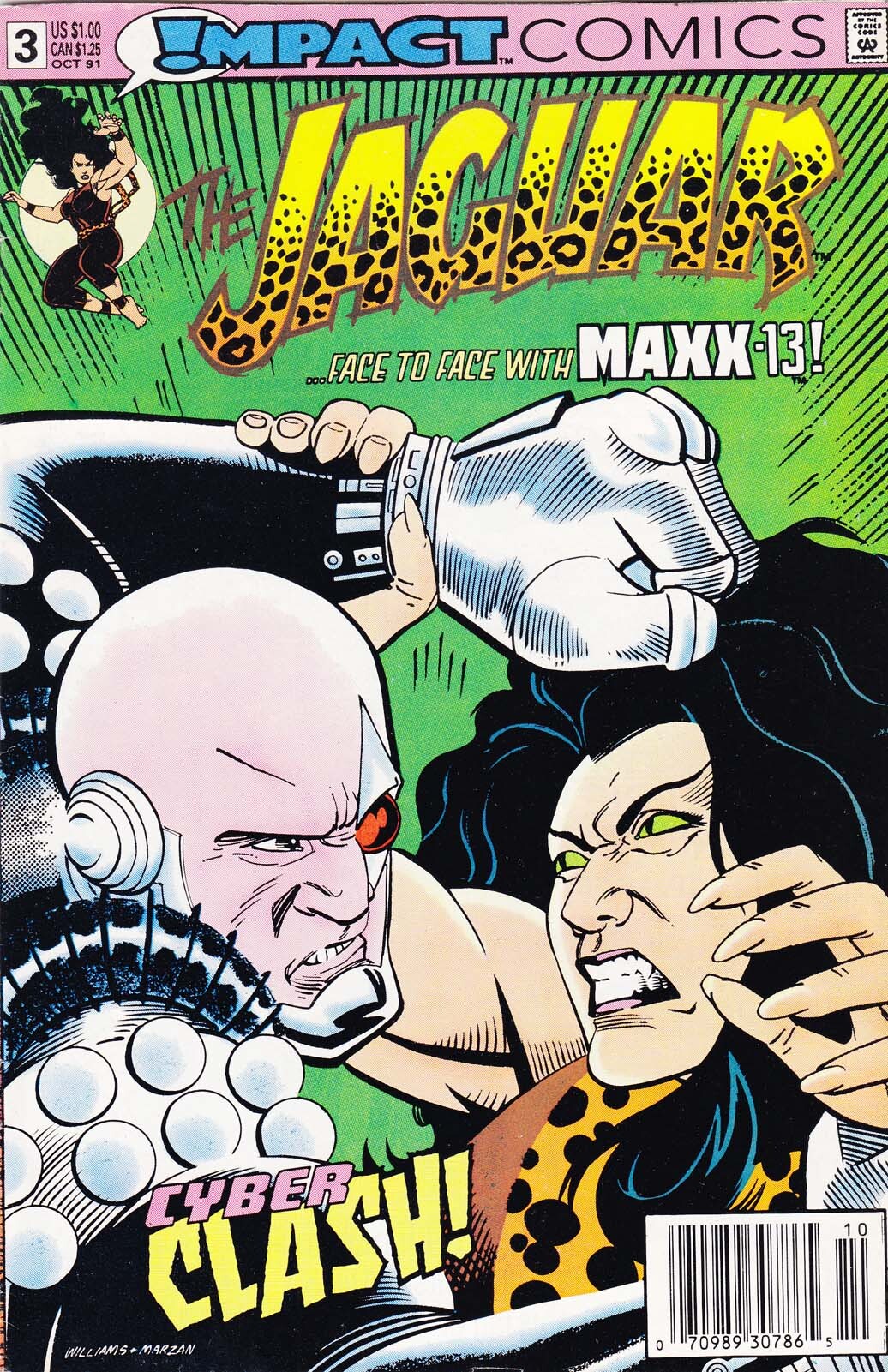 Jaguar, The #3 (Newsstand) FN ; Impact | Comic Books - Copper Age ...