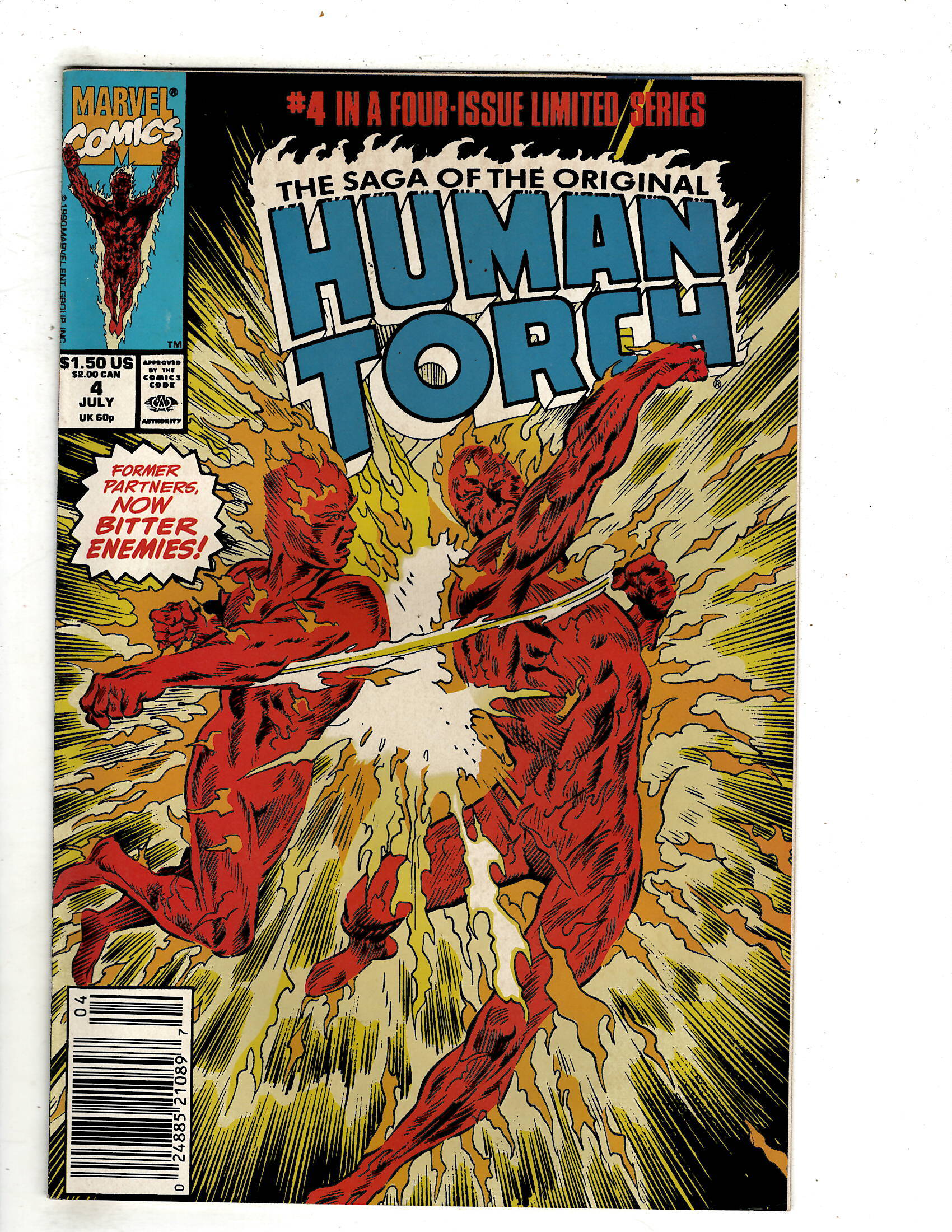 Saga of the Original Human Torch #4 (1990) OF27 | Comic Books - Copper ...