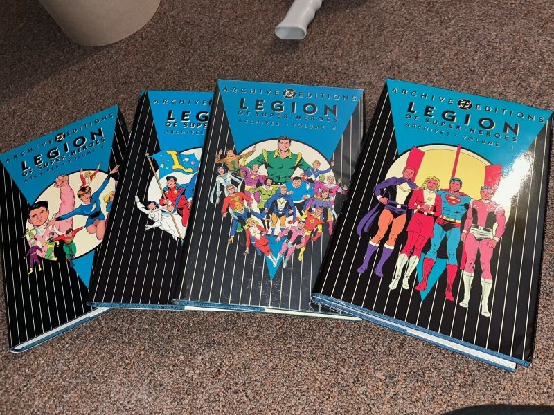 DC Archive Editions Lot, Complete Set of Legion of Superheroes w/Vol 1 ...
