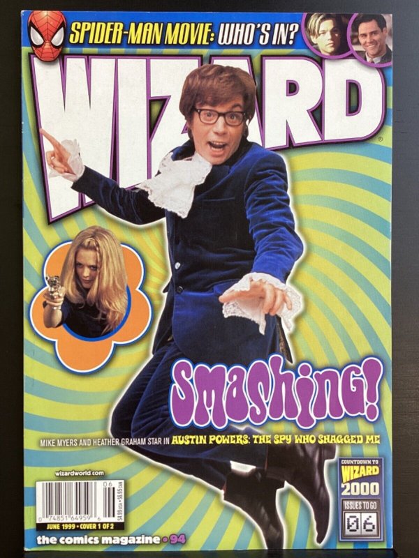 Wizard Magazine #94 Austin Powers Kevin Smith Spider-Man McFarlane 1999 ...