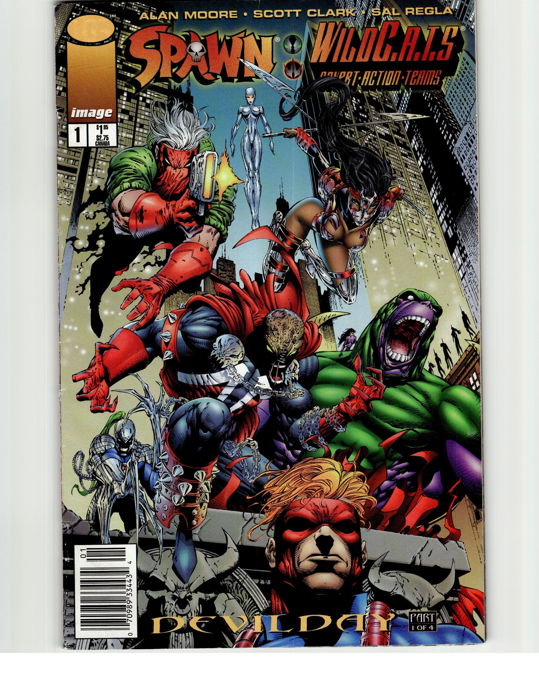 Spawn/WildC.A.T.S #1 (1996) WildC.A.T.s | Comic Books - Modern Age ...