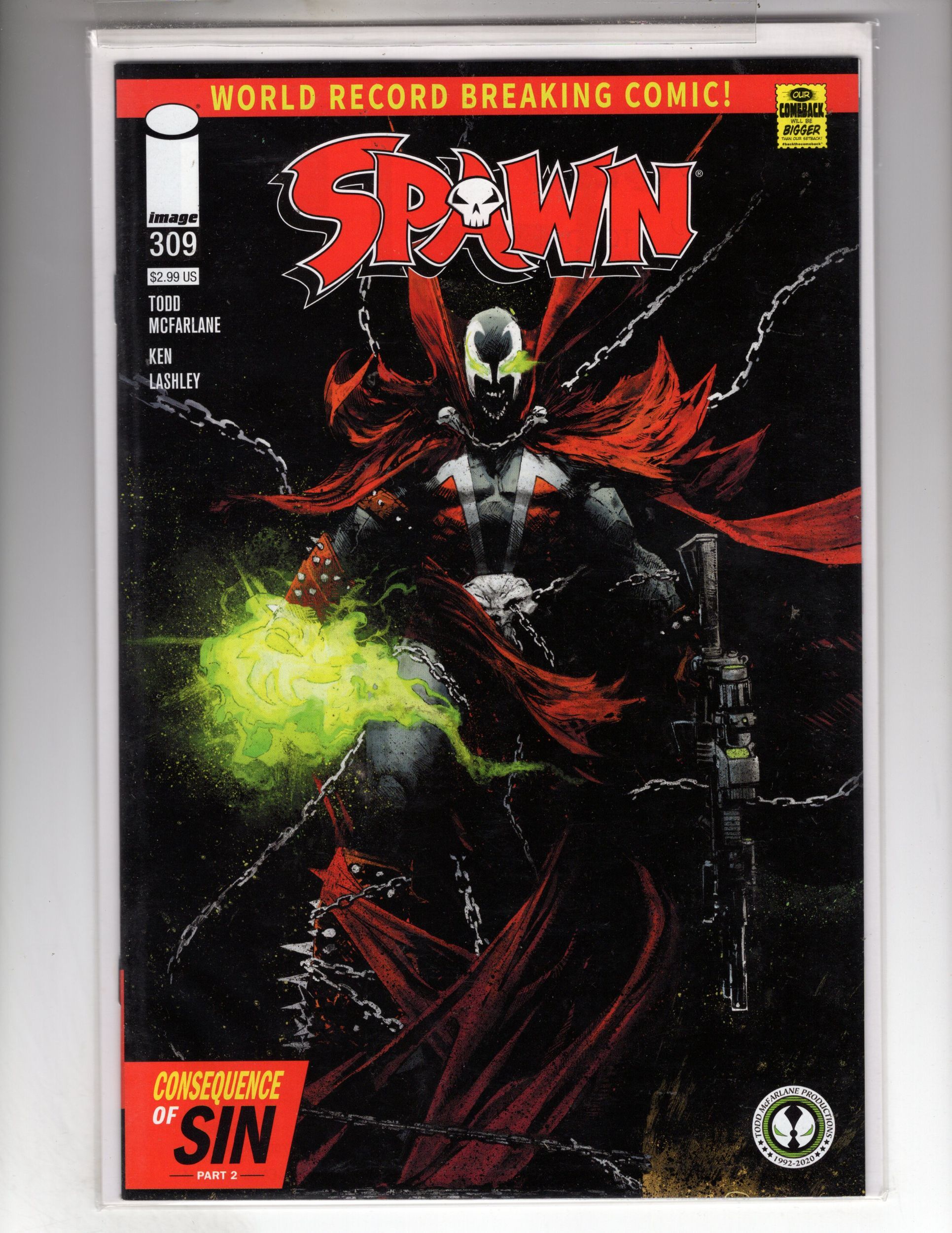 Spawn #309 Cover C (2020) / ECA5x | Comic Books - Modern Age, Image ...