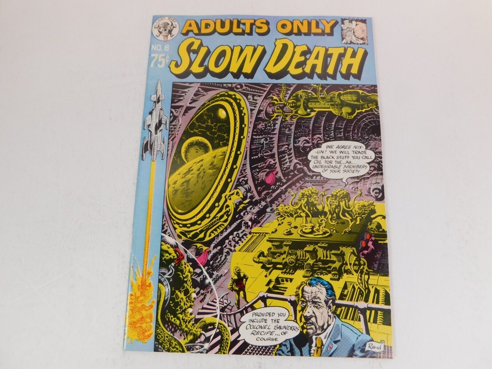SLOW DEATH #6 Underground Comic - High Grade - 1st Print Comix | Comic ...