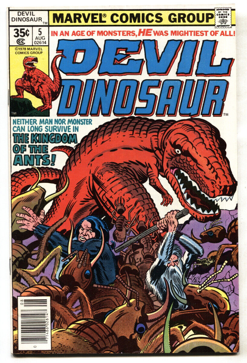 Devil Dinosaur #5 Marvel-Jack Kirby Comic Book 1978-nm- | Comic Books ...