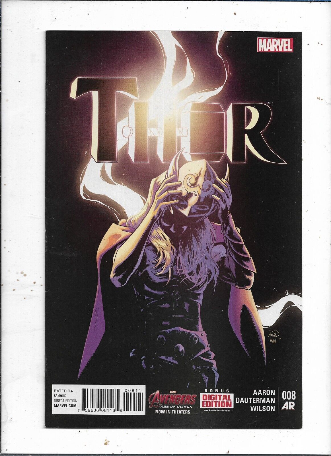 Thor #8 Marvel 2015 Jason Aaron Jane Foster Revealed as Thor! Movie Key ...
