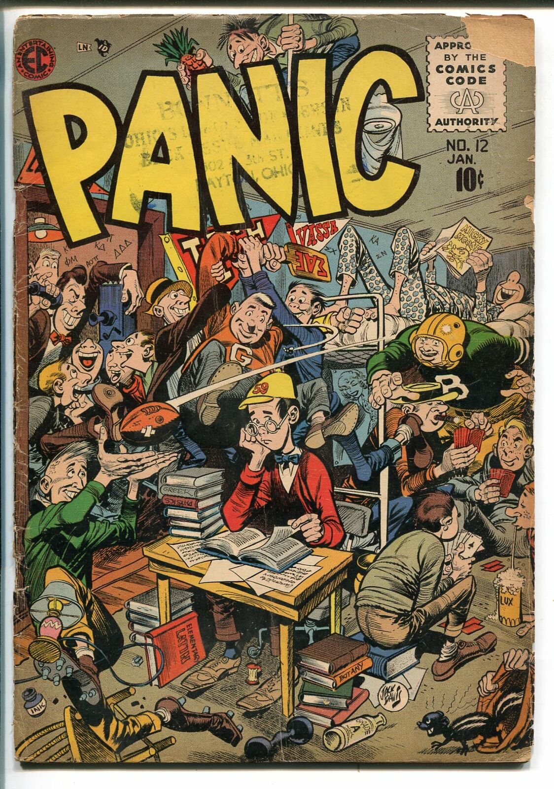 Panic #12 1955-Ec Comics-Final Issue-Wally Wood-Satire-Elder-Good/Vg ...