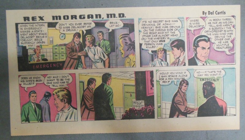 (36) Rex Morgan MD Sunday Pages by Bradley & Edgingston 1971 Thirds: 7. ...