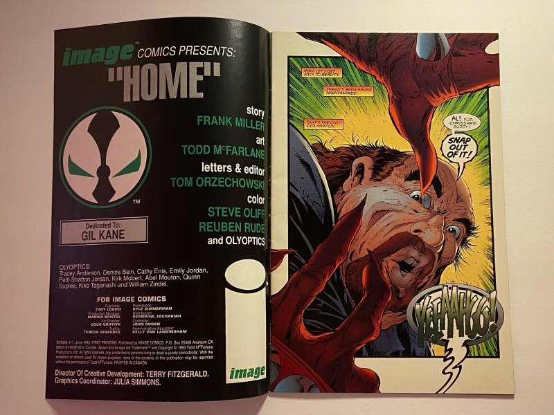 Spawn #11 Frank Miller Story Todd McFarlane Art Geof Darrow Poster 1993 ...