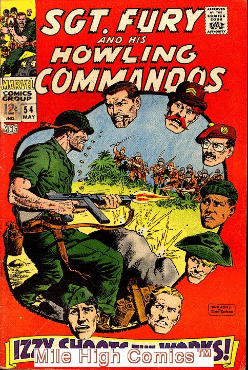 SGT. FURY AND HIS HOWLING COMMANDOS (1963 Series) #54 Fair Comics Book ...