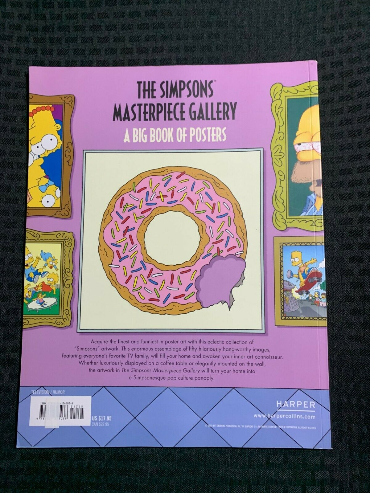 2007 THE SIMPSONS MASTERPIECE GALLERY Big Book of Posters FVF 7.0 1st ...