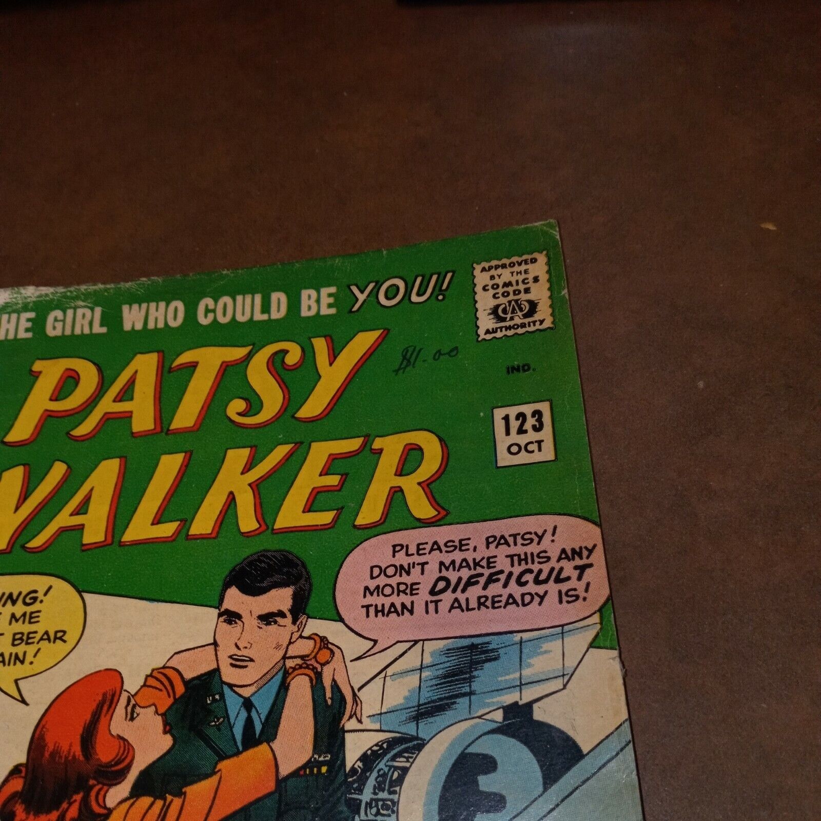 Patsy Walker #123 marvel comics 1965 silver age paper dolls Don't Leave ...