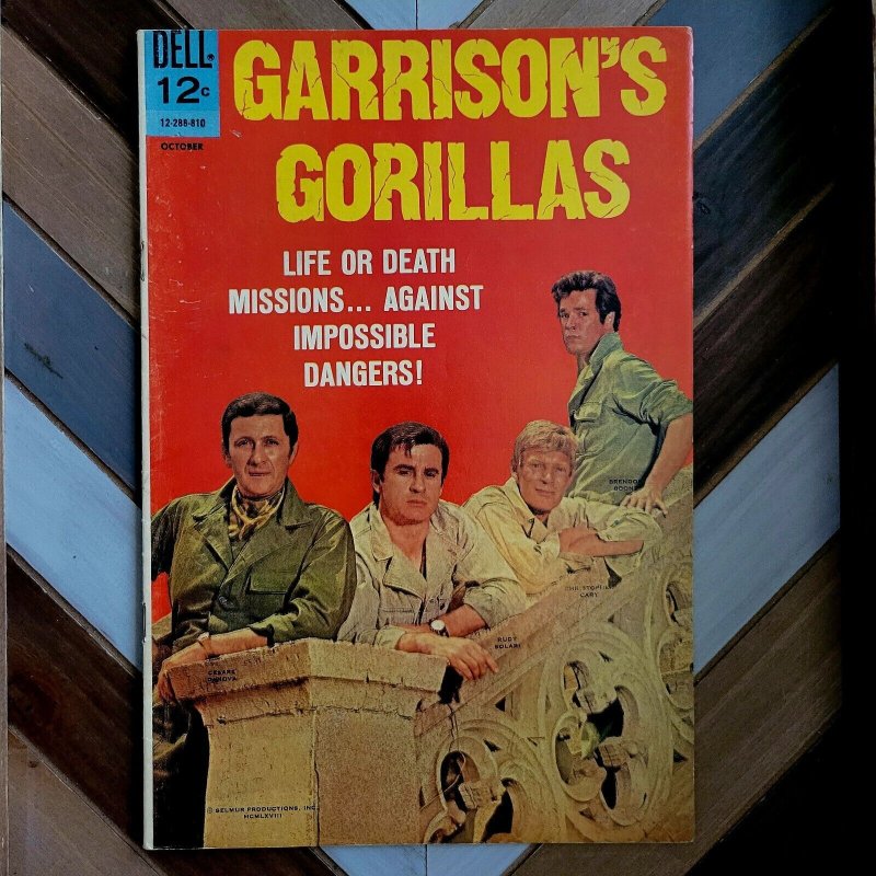GARRISON'S GORILLAS #4 VG/FN (Dell 1968) "The Master Chef" 12 cent ...