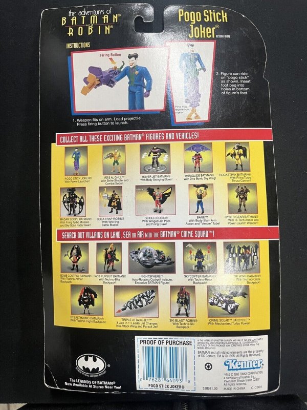 Adventures of Batman & Robin Pogo Stick Joker with Power Launcher ...