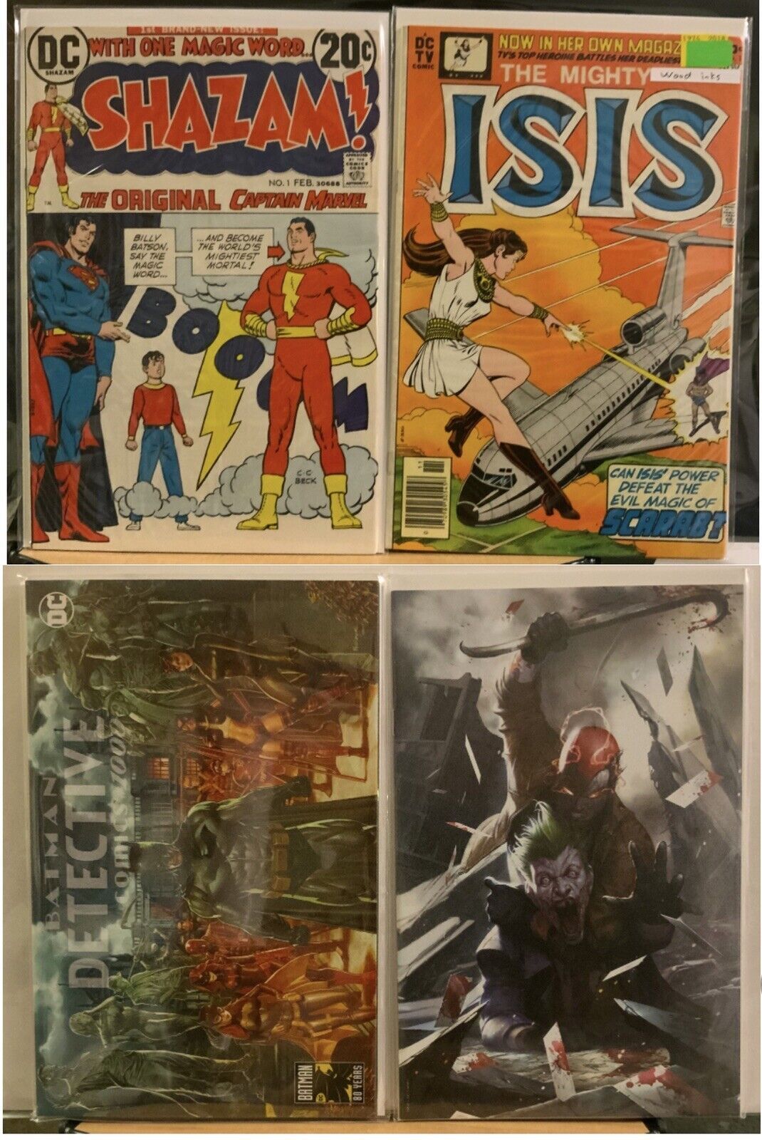 DC Comics 4 Random Books Lot (Lot #007) Includes Shazam And Isis #1s FN ...