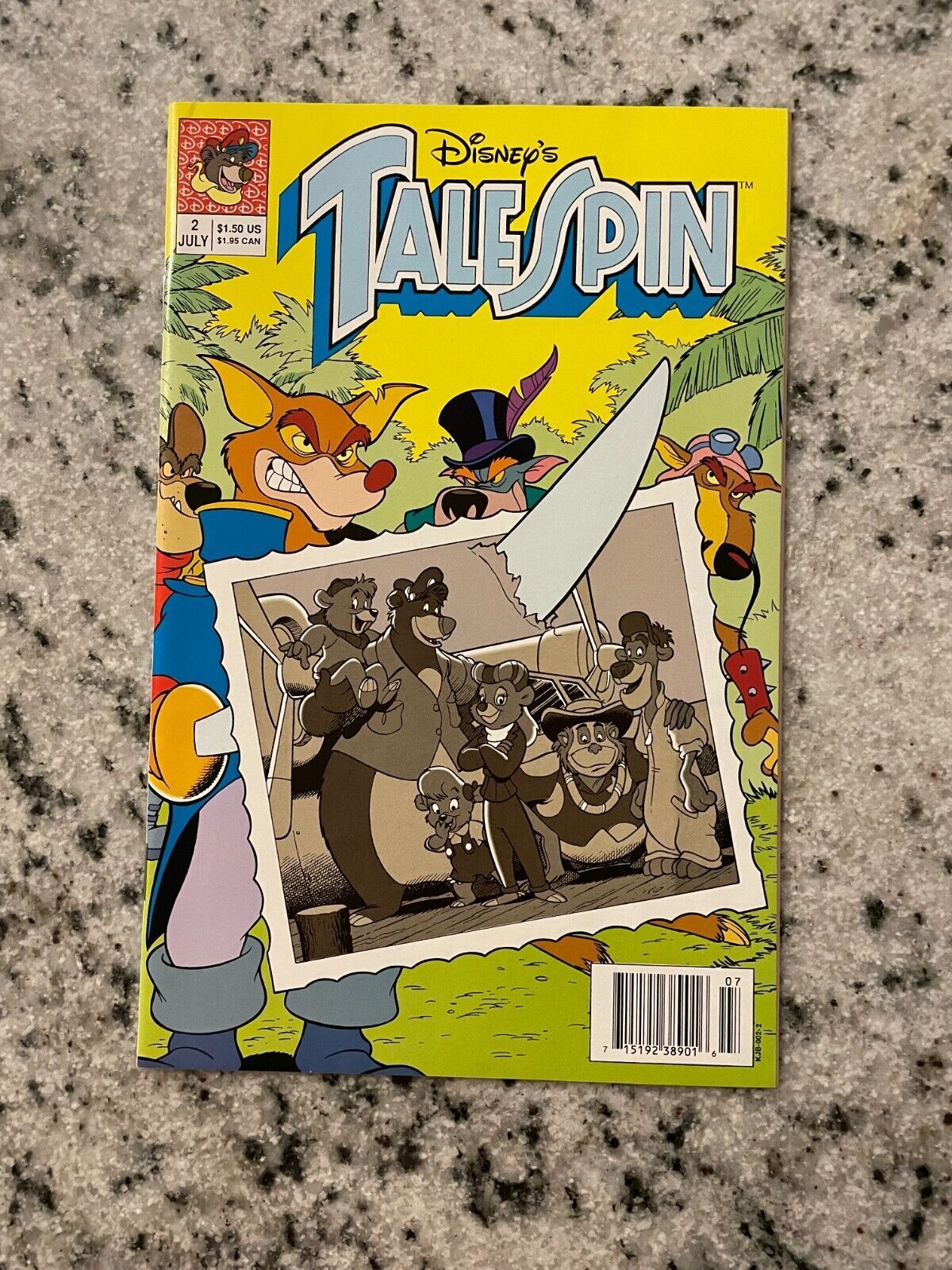 Talespin # 2 NM Disney Comic Book Cartoon Series Mickey Donald Goofy ...