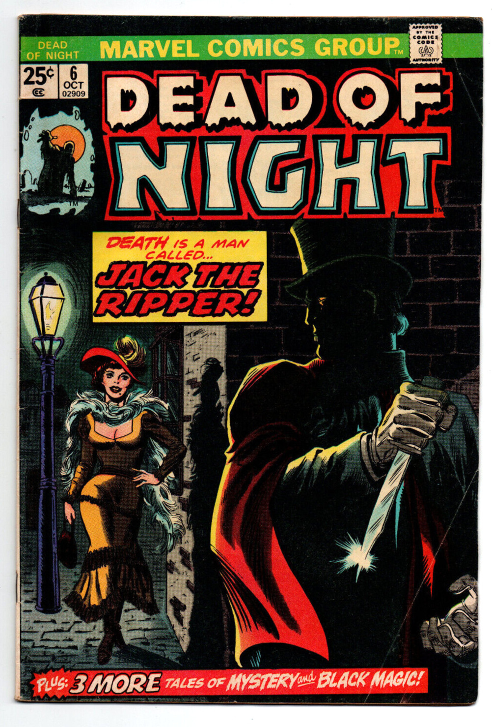 Dead of Night #6 - Jack the Ripper cover - Horror - 1974 - VG | Comic ...