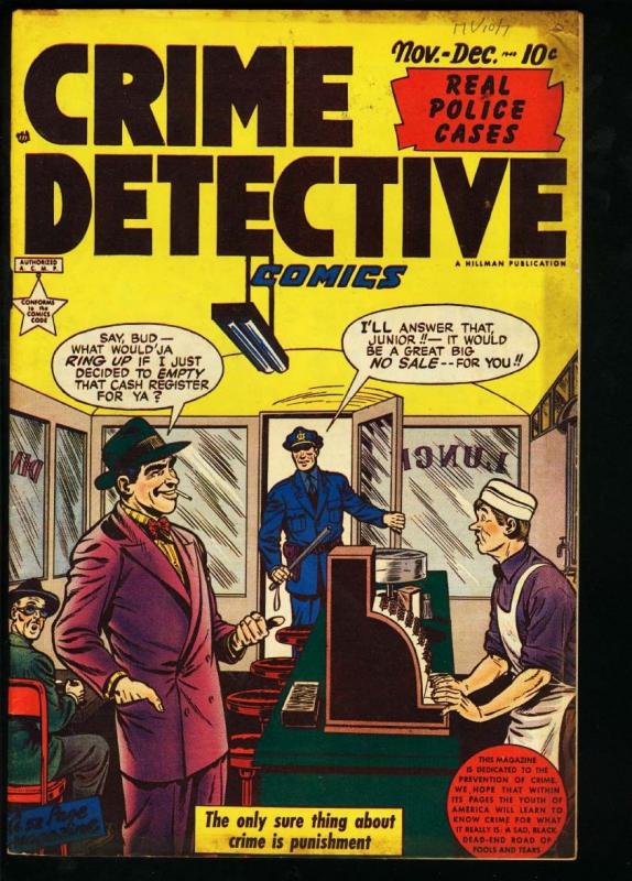 Crime Detective Comics #11-Pre-Code Violence FN | Comic Books - Golden ...
