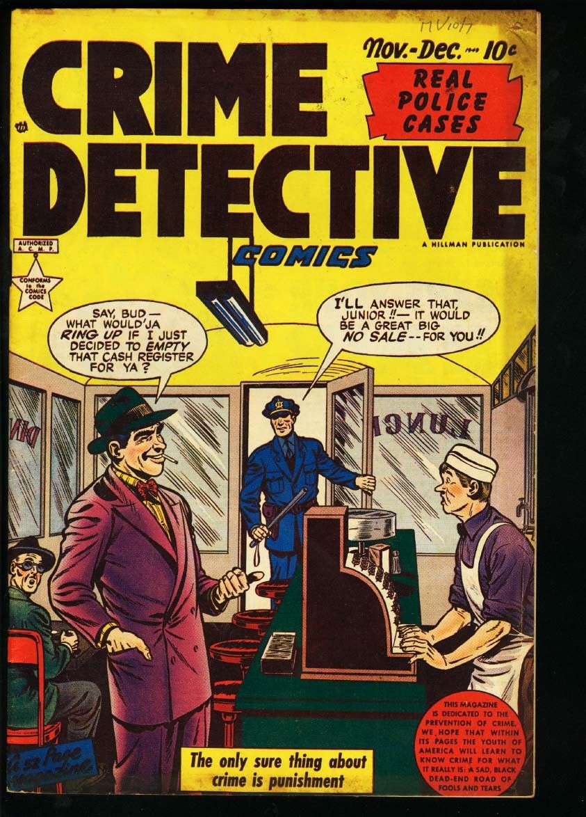 Crime Detective Comics #11-Pre-Code Violence FN | Comic Books - Golden ...
