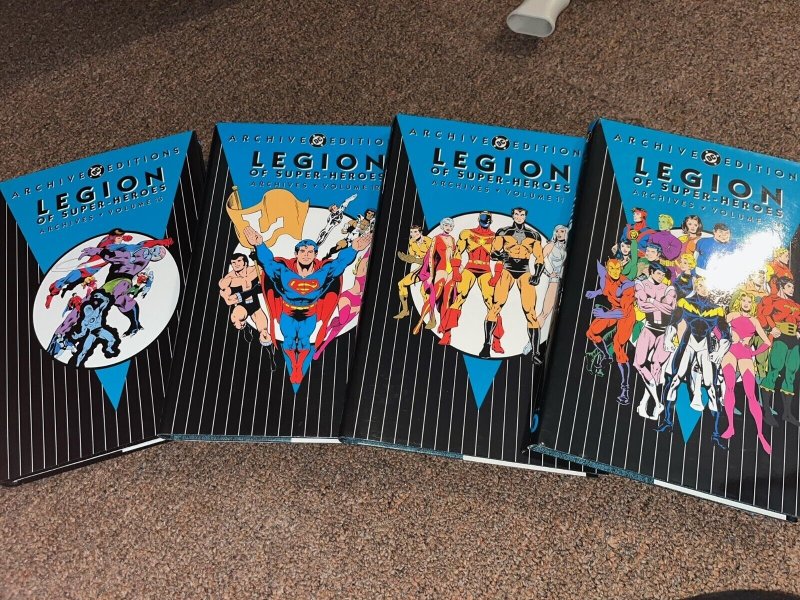 DC Archive Editions Lot, Complete Set of Legion of Superheroes w/Vol 1 ...