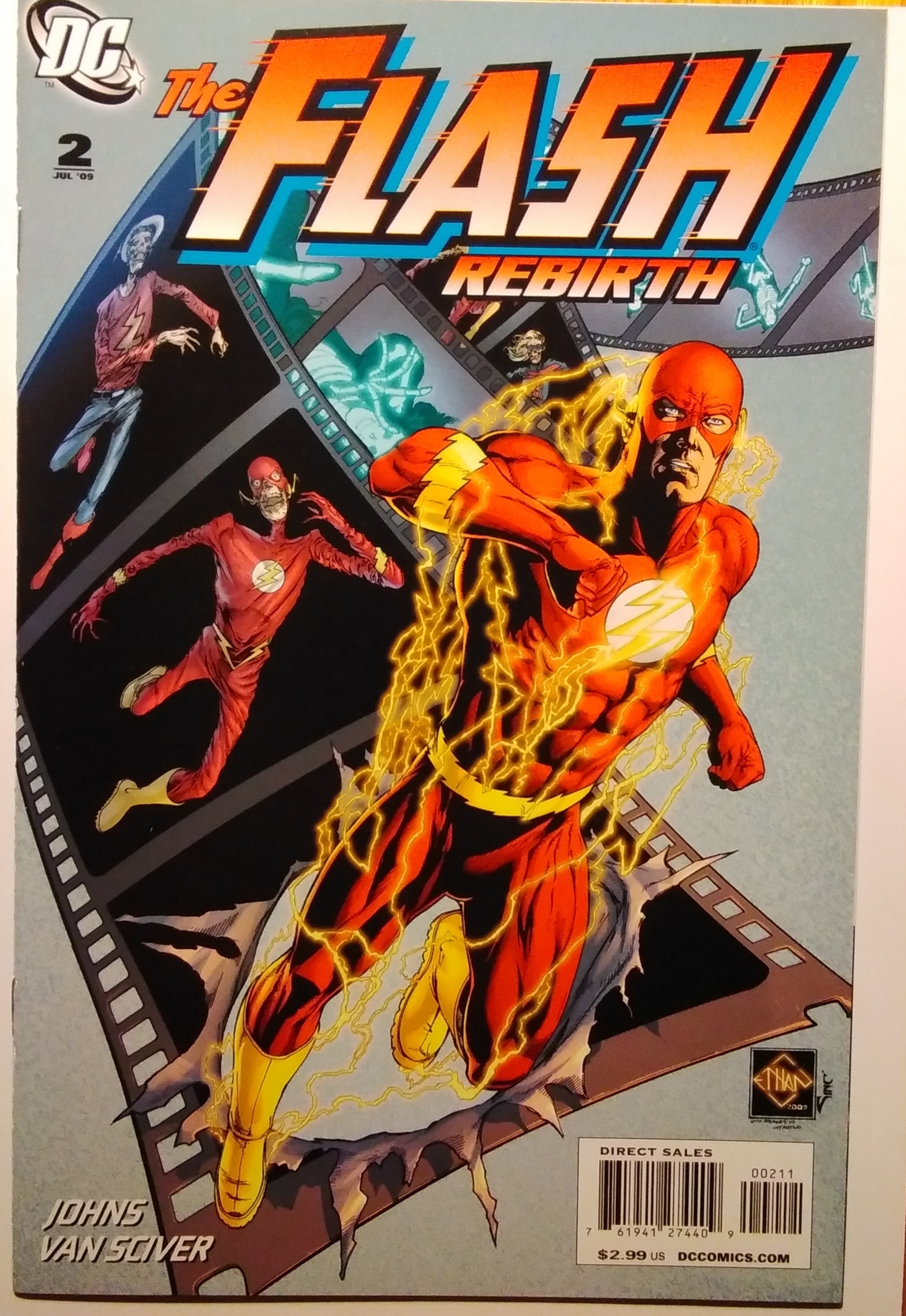 The Flash: Rebirth #2 Ethan Van Sciver Flash Cover (2009) | Comic Books ...