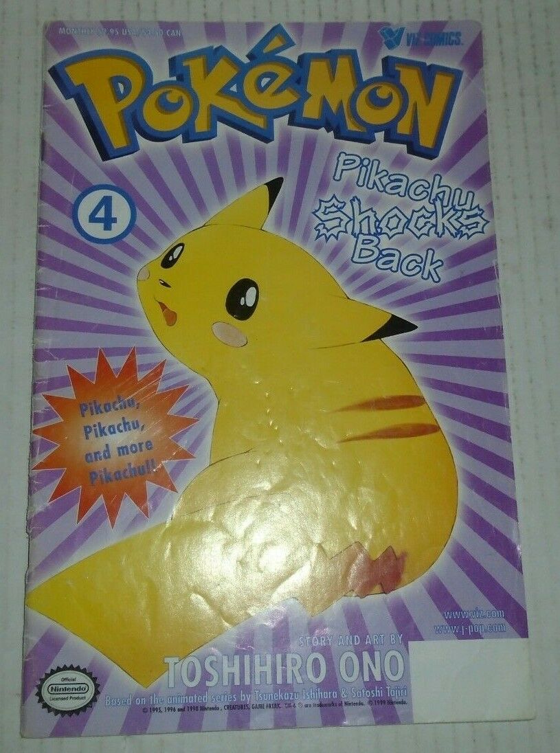 Pokemon # 4 Pikachu Shocks Back 1999 Viz Comics | Comic Books - Modern ...