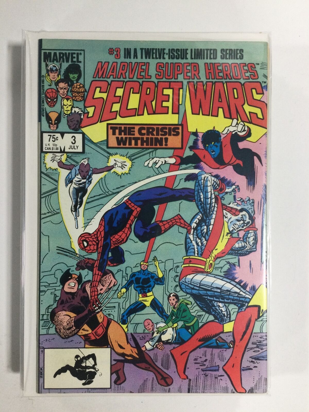 Marvel Super Heroes Secret Wars #3 (1984) VF3B136 VERY FINE VF 8.0 ...
