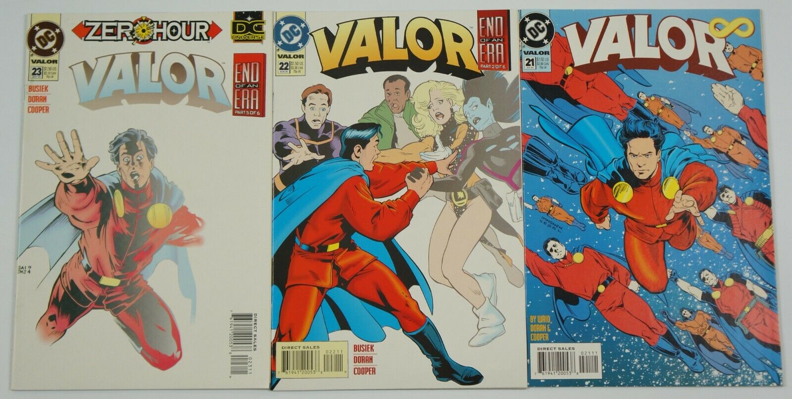 Valor #1-23 VF/NM complete series - legion of super-heroes - adam ...