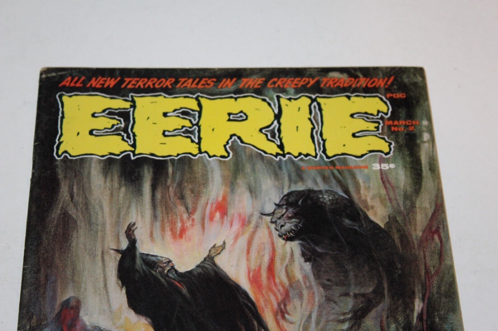 Warren Publishing Magazine Eerie 2 1966 Horror Frank Frazetta Sorcerer ...