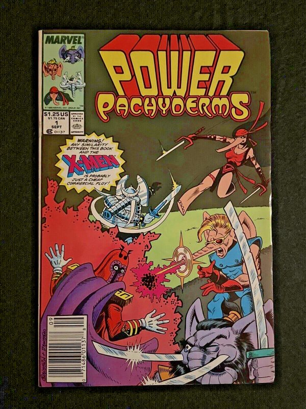 Power Pachyderms #1 1989 | Comic Books - Copper Age, Marvel / HipComic