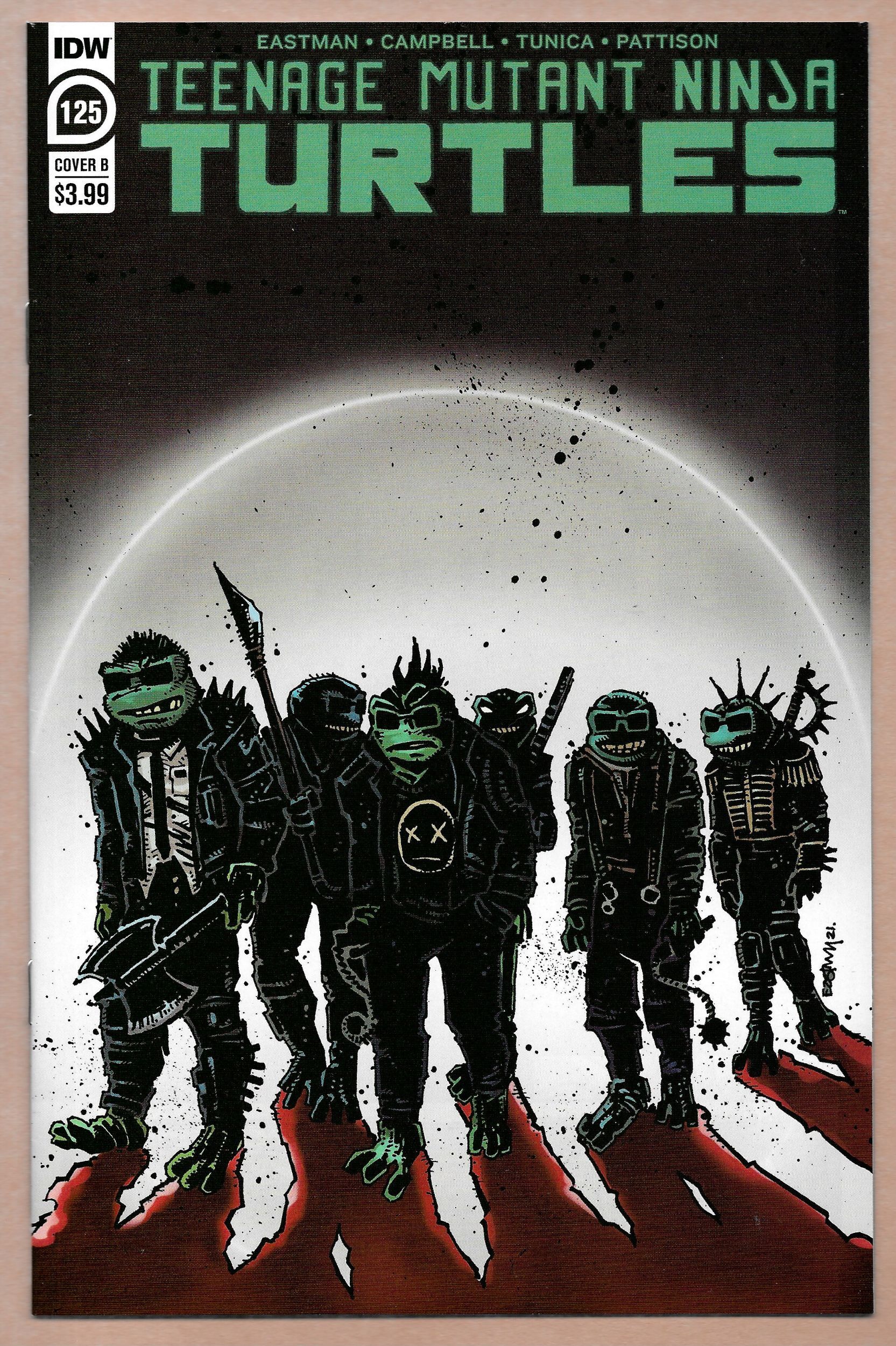 Teenage Mutant Ninja Turtles #125 Cover B (2022) 1st App Punk Frogs ...