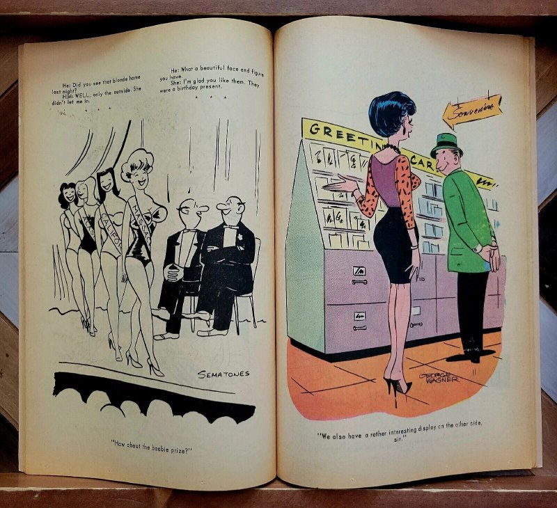 150 NEW CARTOONS #8 VG/FN (Charlton 1964) 96 Pgs RARE Silver Age Humor ...