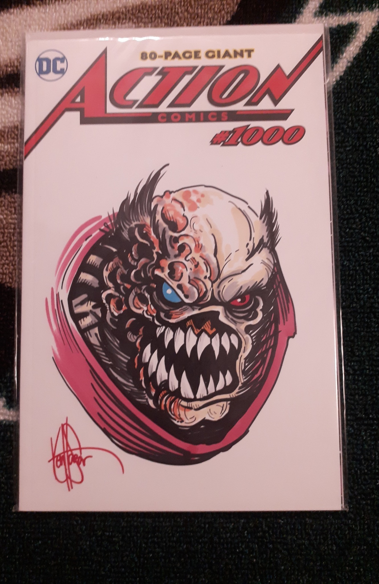 Action Comics #1000 Signed and Remarked by Ken Haeser with COA | Comic ...