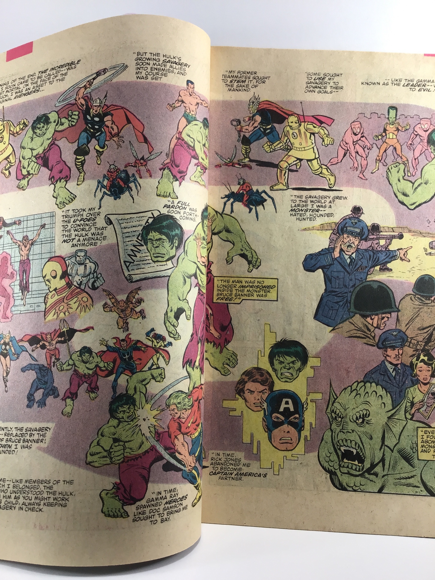 The Incredible Hulk #285 (1983) retelling of Origin and Chronological ...